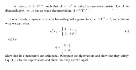 Solved A Matrix A∈rn×n Such That Aa⊤ Is Called A