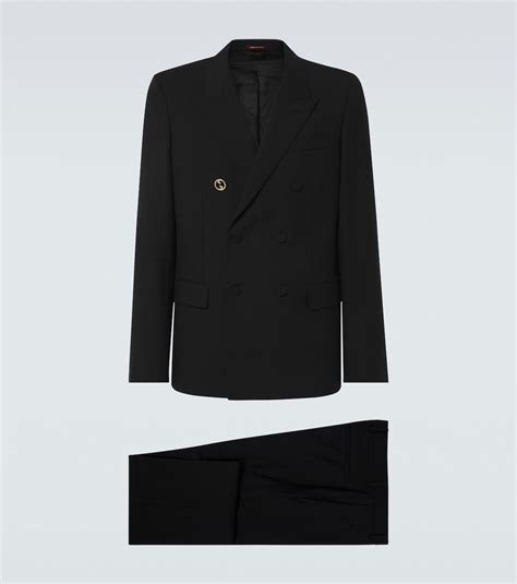 Gucci Interlocking G Wool Suit Endource