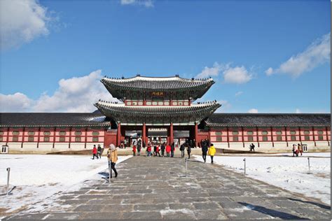 겨울날 경복궁