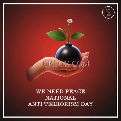 Editable Anti Terrorism Day Video Template Cregx