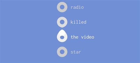 css3 svg beautifies radio button to select jumping animation effect