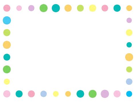 無料イラスト かわいいフリー素材集 フレームぽけっと パステルカラーの丸の囲みフレーム飾り枠イラスト 飾り枠 無料 イラスト