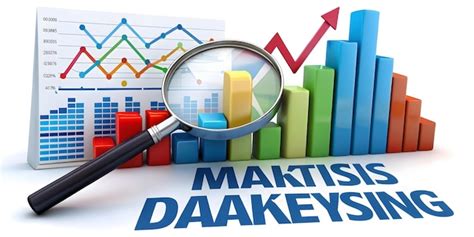 3d Floating Graph And Magnifying Glass With Market Analysis Text