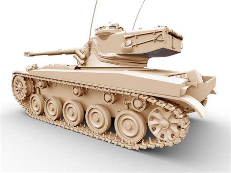3d Model Amx 13 Tank French Turbosquid 1462035