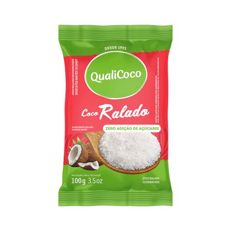 Coco Ralado Zero Açúcar Qualicoco 100g