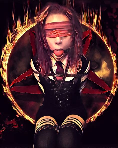 Goth Schoolgirl Tied Up By Awholelottarope On Deviantart