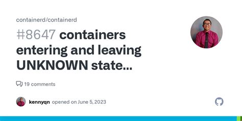 Containers Entering And Leaving Unknown State Constantly Issue