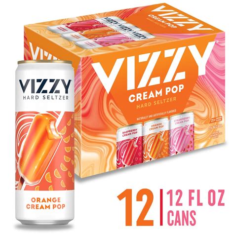 Vizzy Cream Pop Hard Seltzer Variety Pack 12 Cans 12 Fl Oz Smiths