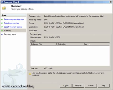 Restoring Exchange 2010 Mailbox Databases Using DPM 2012 Adrian