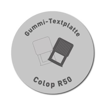 Textplatte Colop Printer R50 Selbst Gestalten