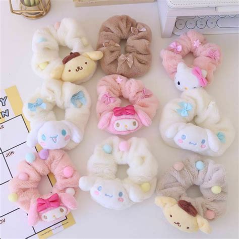 Finden Sie Kawaii Plush My Melody Hellow Kittys Plushie Hair Ring Cute