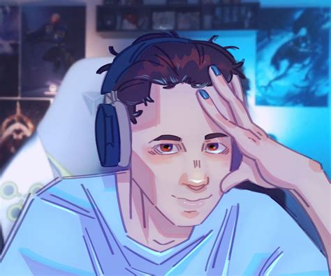 Streamer Portrait By Wolfcakex3 On Deviantart