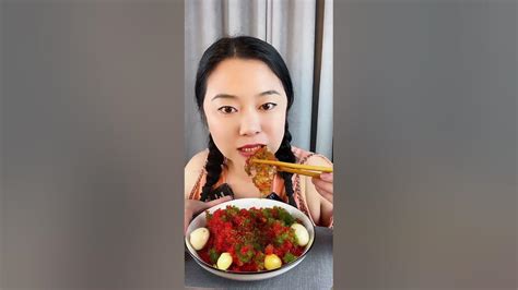Mukbang Flying Fish Roe And Flying Fish Roe Sushi 톡톡터지는 날치알 날치알군함먹방