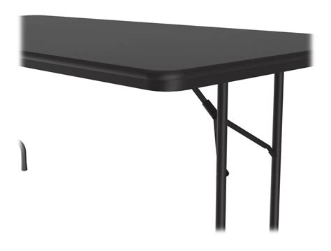 Black Granite Sturdy Folding Table Commercial Laminate By Correll