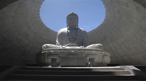 Gallery Of Tadao Ando Envelops Giant Buddha Statue In Lavender Planted