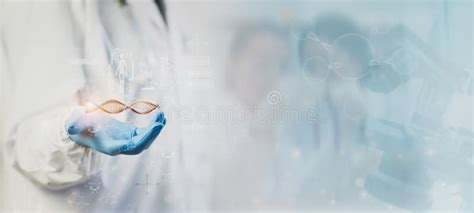 Ai Medical Scientists Analyzing Dna And Molecules Advanced Healthcare Technology Biological