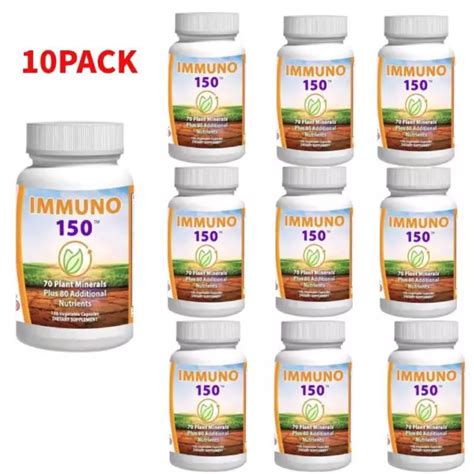 Organic Wellness Immuno~ 150capsules Plants Minerals And Additional