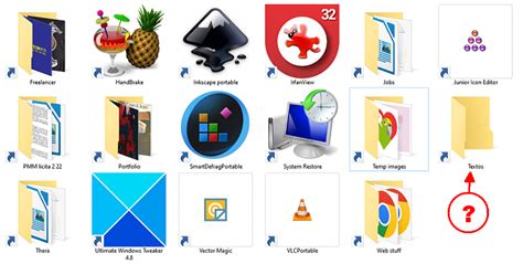 Desktop Shortcut Shows No Folder Content Solved Windows Forums
