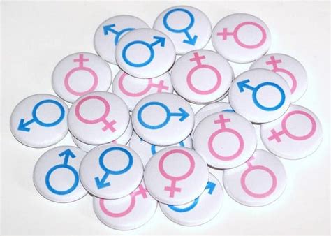 Male Female Sex Symbols Gender Reveal Party 20 Pack Etsy
