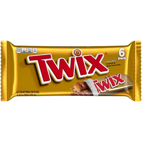 Twix Caramel Chocolate Cookie Candy Bar Bulk Pack 1074 Oz Pack Of 6 Walmart Inventory