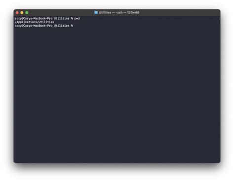 Basic Terminal Commands Navigating The Macos Directory Structure