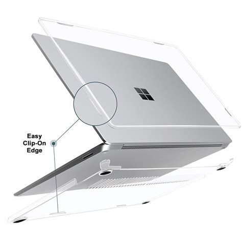 Glossy Hard Case For Microsoft Surface Laptop 7 13 8 Clear