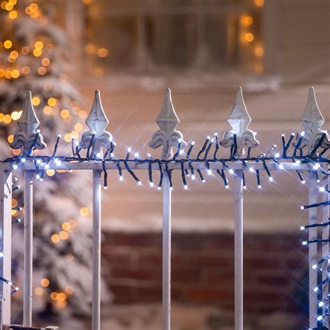 White Ultra Bright Led Multi Function Christmas Cluster Lights 960