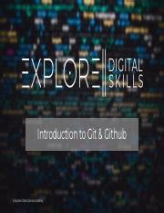 Introduction To Git Github Learn Version Control And Course Hero