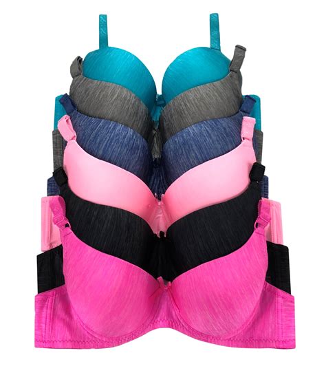 Women Bras 6 Pack Of T Shirt Bra B Cup C Cup D Cup Dd Cup Ddd Cup 36b