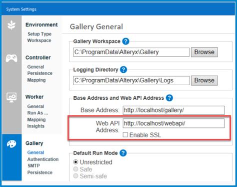 how to use the alteryx server web api