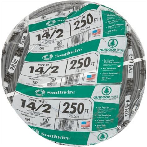 Southwire 250 Ft 14 Awg 2 Conductor Ufw G Electrical Wire 13054255 1