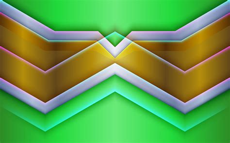 3d 라임 그린과 황금과 추상적 인 배경 현대 커버 디자인 광고 배너 템플릿과 역동적 인 다채로운 미래 구성 사실적인 벡터 일러스트레이션 건강한 식생활에 대한 스톡 벡터