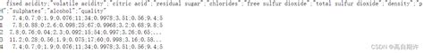 葡萄酒质量预测：使用python和随机森林 Csdn博客