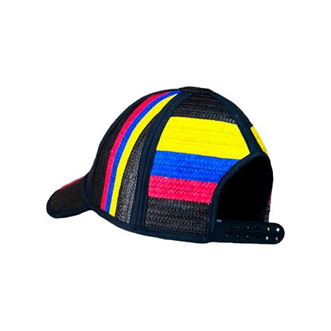 Gorra Artesanal Negra Diseño Colombiana Sombvueltiao