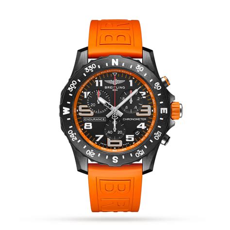 Breitling Endurance Pro 44mm Mens Watch Orange X82310a51b1s1 Watches