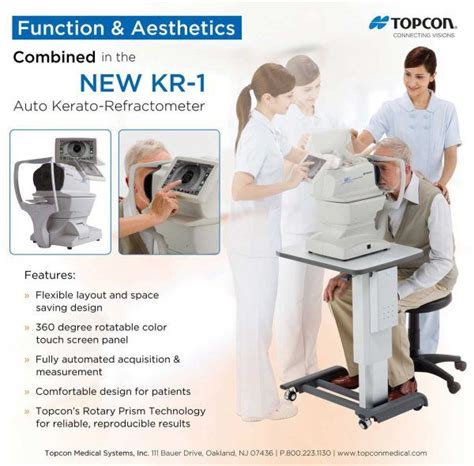 Topcon Kr 1 Automatic Keratometer Refractometer Seaophthalmic