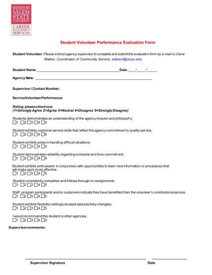 127 Performance Evaluation Form Page 7 Free To Edit Download And Print Cocodoc