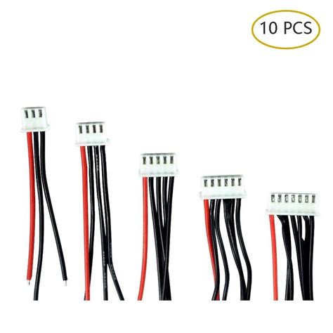 5PCS/lot 10CM 2S1P 3S1P 4S1P 5S1P 6S1P Balance Charger Cable for Lipo ...