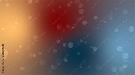 Gochujang Red Blue Marble Beige And Cosmos Blue Bokeh Gradient Background Loop Motion Moving