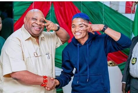 Stella Dimoko Osun State Gov Adeleke And Super Falcons Star