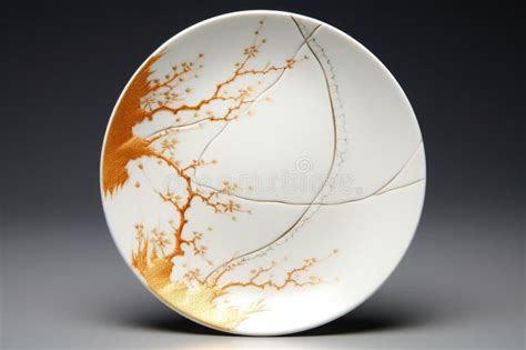 Kintsugi Plate Stock Illustrations 203 Kintsugi Plate Stock