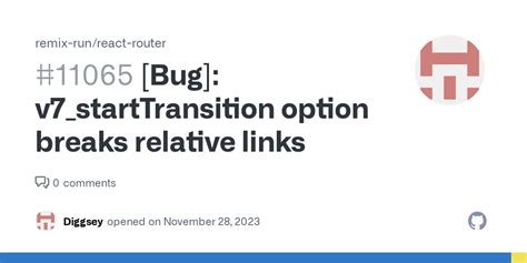 Bug V7starttransition Option Breaks Relative Links · Issue 11065