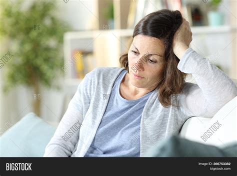 Sad Middle Aged Woman