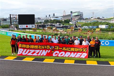 F1 Topic：ベッテル「鈴鹿はこのプロジェクトを始めるのに最高の舞台」縁石も塗り替え生物多様性への意識を高める Autosport Web