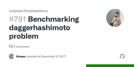 Benchmarking Daggerhashimoto Problem · Issue 791 · Nicehash