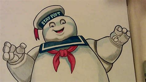 How To Draw Stay Puft Drawingforallnet