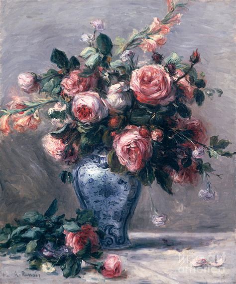 Renoir Flowers In A Vase