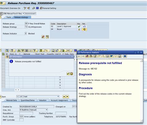 pr release issue with deleted line item sap community
