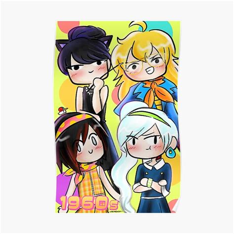 1960s Rwby Premium Matte Vertical Poster