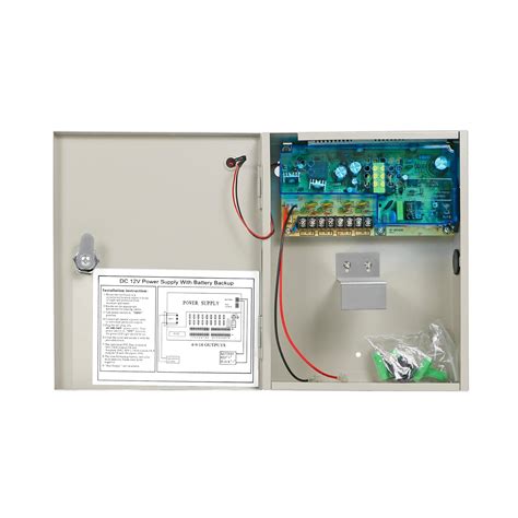 Battery Backup 12V 3A 4CH Outputs UPS Power Supply With 12V7ah Battery